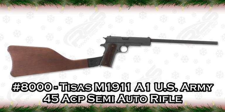 Tisas M1911 A1 U.S. Army 45 Acp Semi Auto Rifle - RES Auction Services