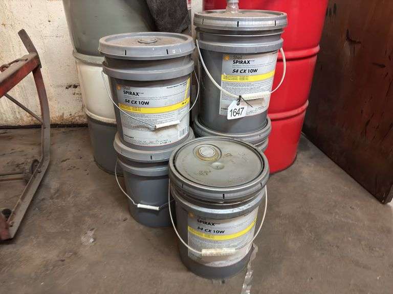 (5) Buckets of 10W Hydraulic Oil - RES Auction Services