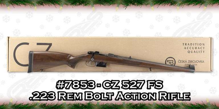 CZ 527 FS .223 Rem Bolt Action Rifle - RES Auction Services