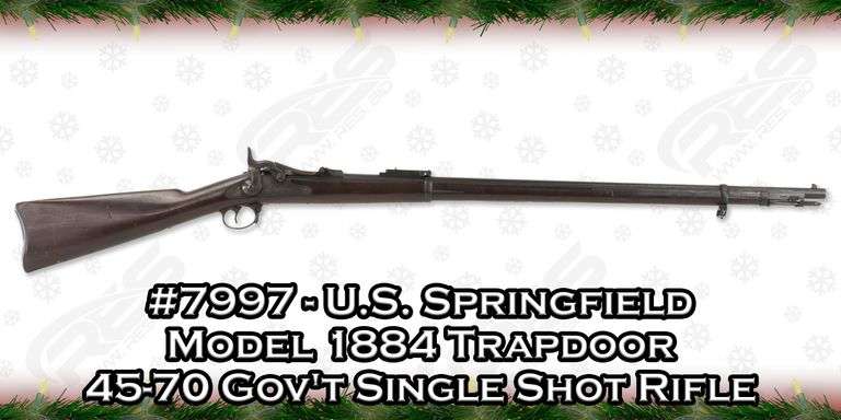 U.S. Springfield Model 1884 Trapdoor 45-70 Gov't Single Shot Rifle ...