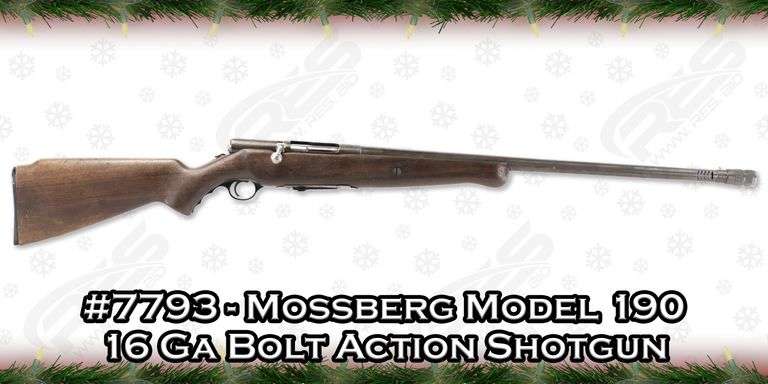 Mossberg Model 190 16 Ga Bolt Action Shotgun - RES Auction Services