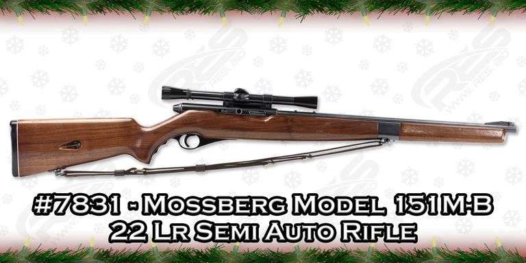 Mossberg Model 151M-B 22 Lr Semi Auto Rifle - RES Auction Services