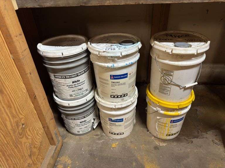 Misc. Traffic Paint, Aexcel White, Sherwin Williams TM2264, & Sherwin ...