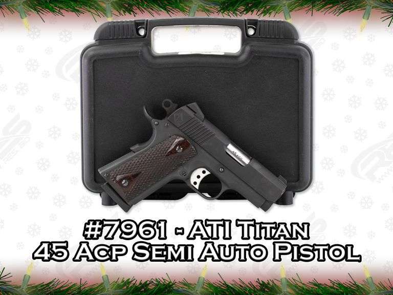 ATI Titan 45 Acp Semi Auto Pistol - RES Auction Services