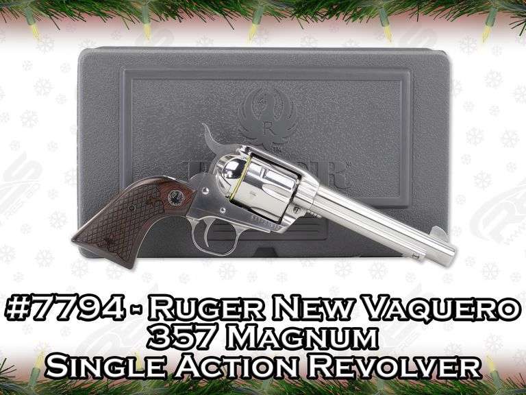 Ruger New Vaquero 357 Magnum Single Action Revolver - RES Auction Services