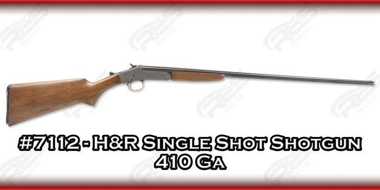 H&R 410 Ga Single Shot Shotgun - RES Auction Services