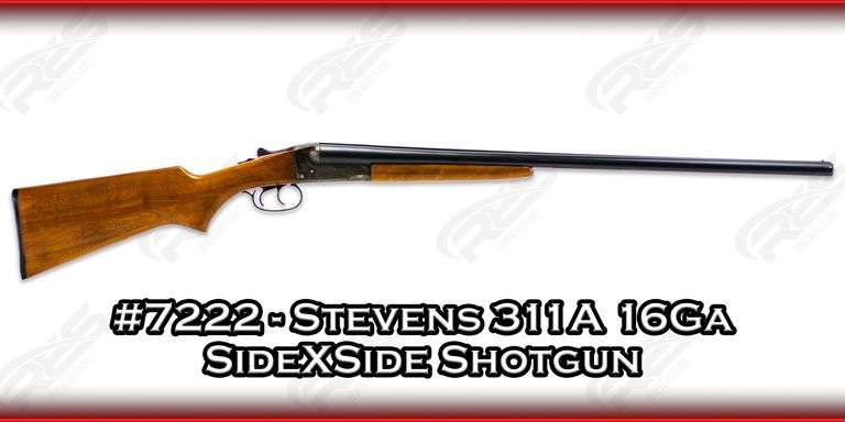 Stevens 311A 16Ga SideXSide Shotgun - RES Auction Services