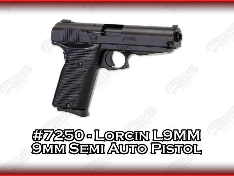 Lorcin L9MM 9mm Semi Auto Pistol - RES Auction Services