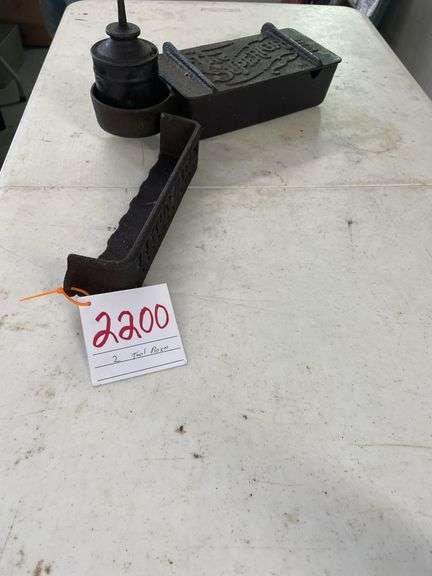 (2) Cast Iron Tool Boxes - RES Auction Services
