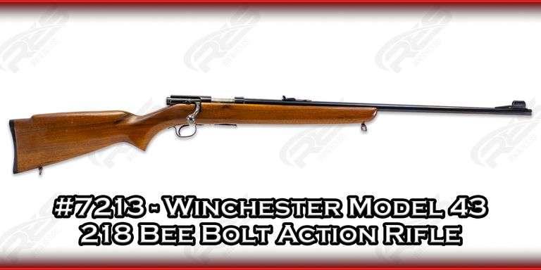 Winchester Model 43 218 Bee Bolt Action Rifle - RES Auction Services