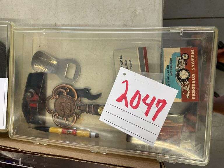 Box of Ferguson Matches and Advertising - RES Auction Services