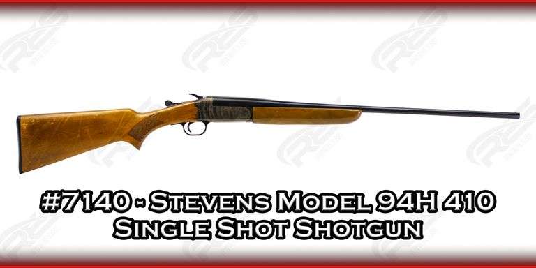 Stevens Model 94H 410 Single Shot Shotgun - RES Auction Services