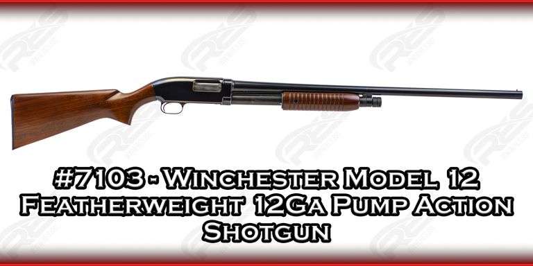 Winchester Model 12 Featherweight 12Ga Pump Action Shotgun - RES ...