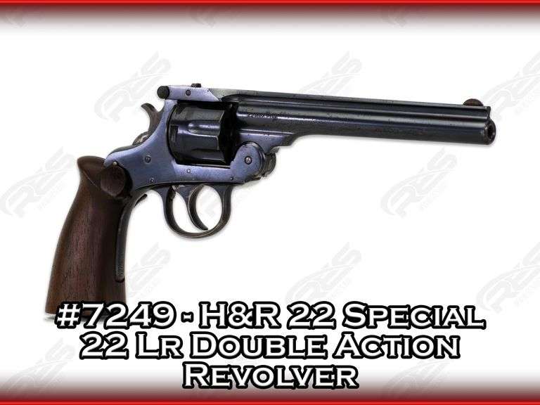 Harrington & Richardson 22 Special 22 Rimfire Double Action Revolver ...