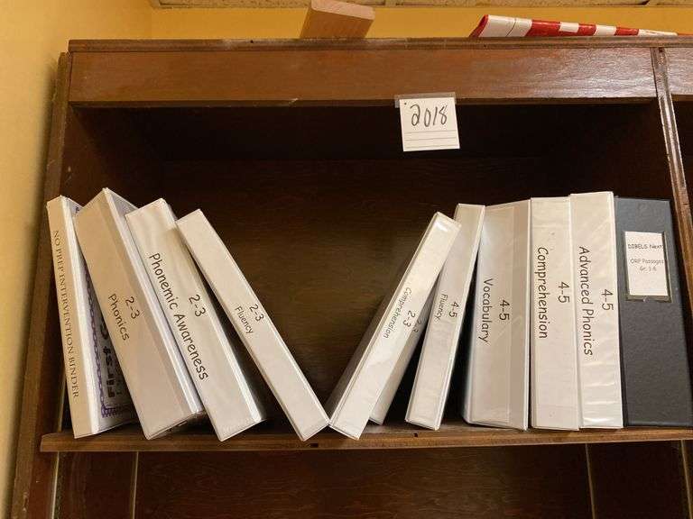 Comprehension binders - RES Auction Services