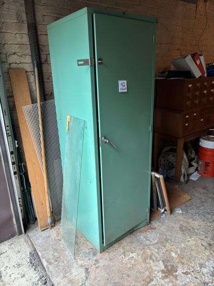 2 - Metal cabinets & plastic cabinet - RES Auction Services