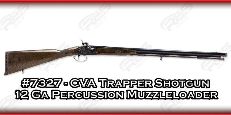 CVA Trapper Shotgun 12 Ga Percussion Muzzleloader - RES Auction Services