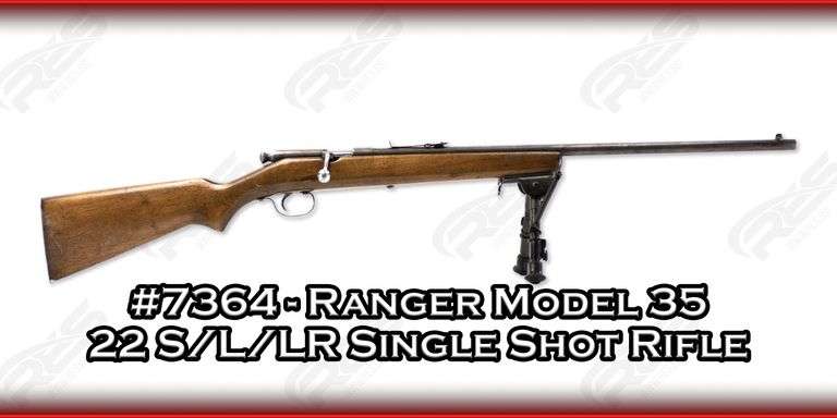 Ranger Model 35 22 S/L/LR Single Shot Rifle - RES Auction Services