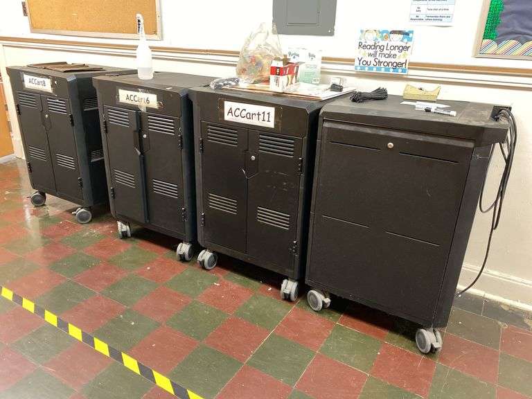 4 Power shuttle ERGOTRON CARTS - RES Auction Services
