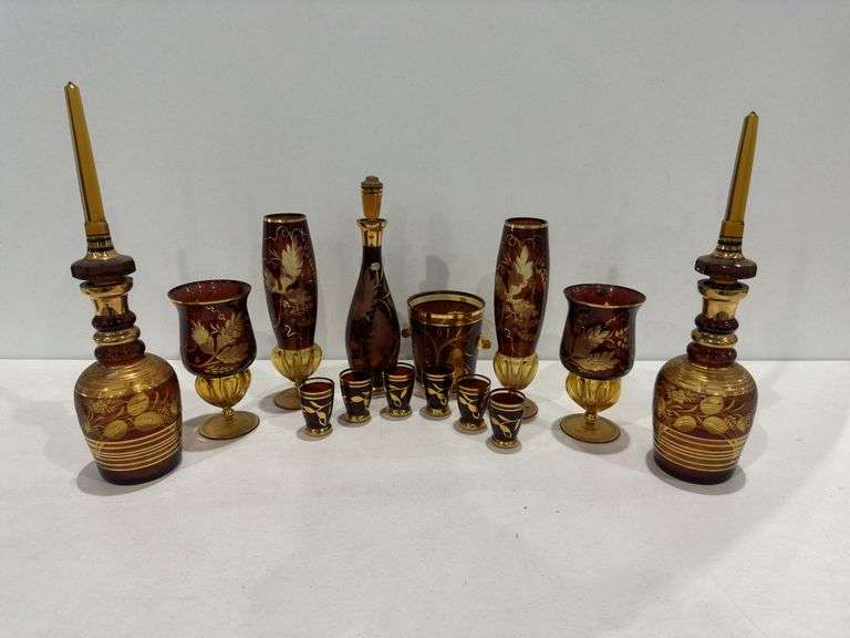Vintage Bohemia Set - RES Auction Services