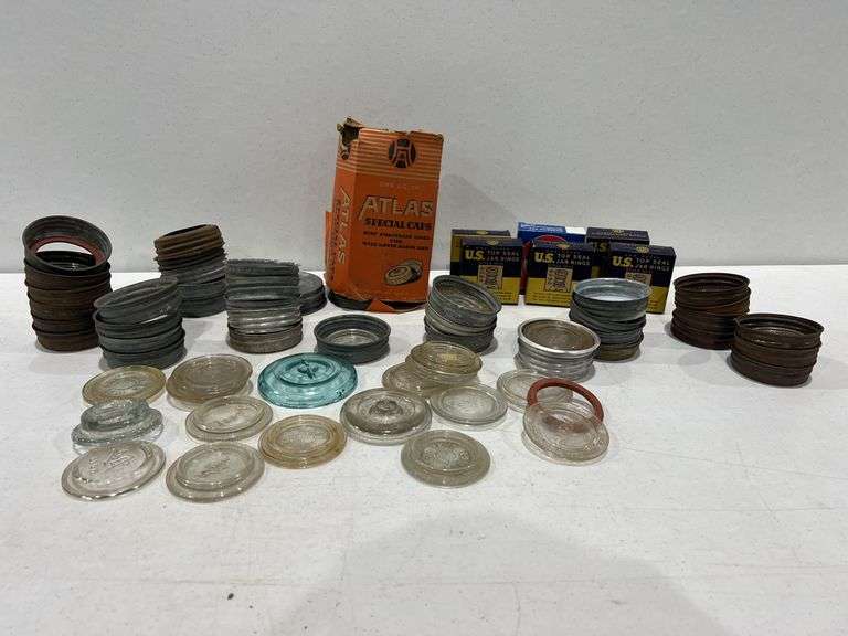 Glass Jar Lids & Metal Rings - RES Auction Services
