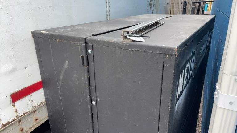 Job Box on Wheels & Wooden Cart on Wheels - RES Auction Services