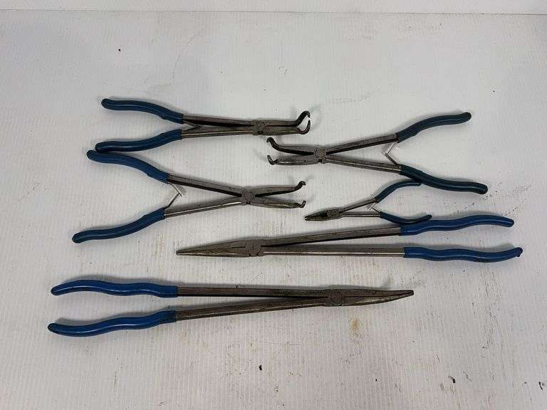 (6) Pairs of Blue-Point Pliers - RES Auction Services