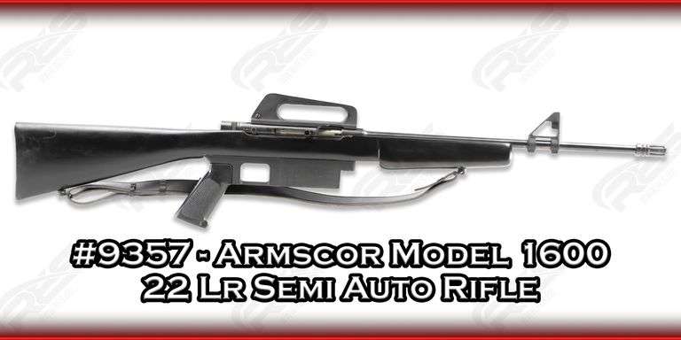 Armscor Model 1600 22 Lr Semi Auto Rifle - RES Auction Services