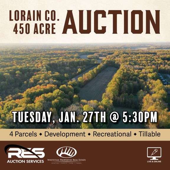 Lorain County 450 Acre Auction - RES Auction Services