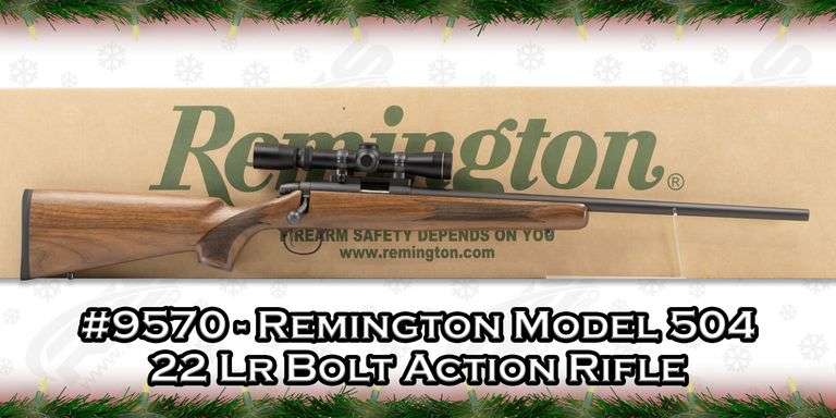 Remington Model 504 22 Lr Bolt Action Rifle - RES Auction Services