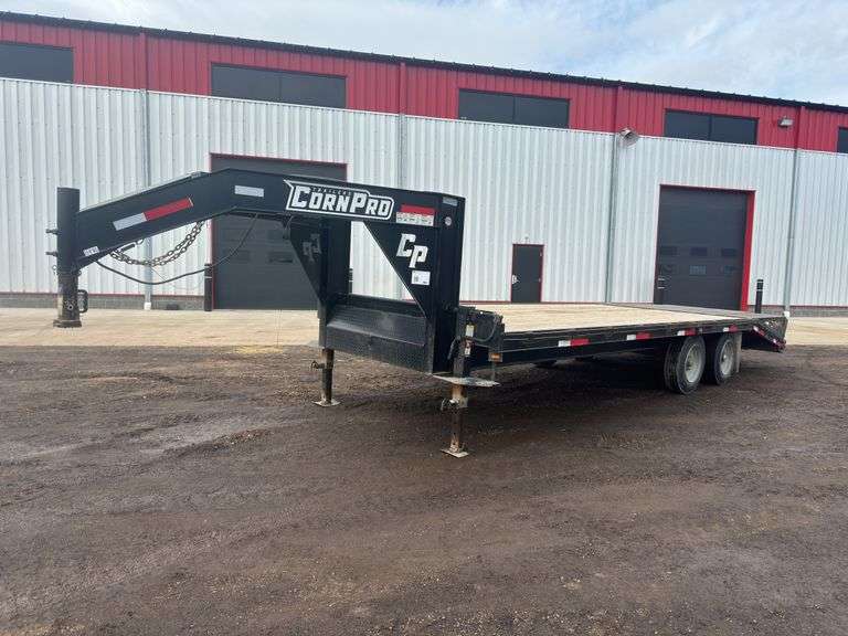 2022 Corn Pro 18'+5' Flatbed Trailer - RES Auction Services