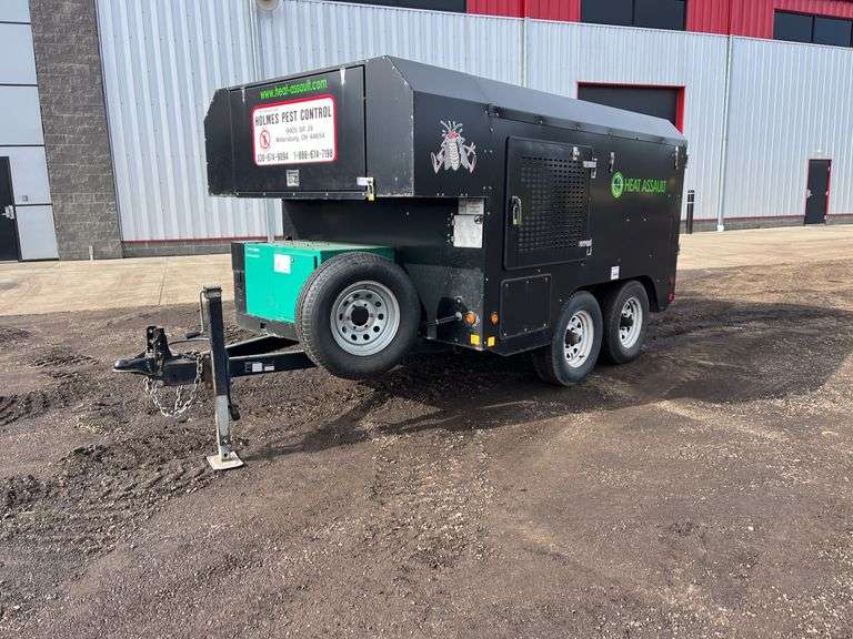 Heat Assault 500X Enclosed Pest Control Trailer - RES Auction Services