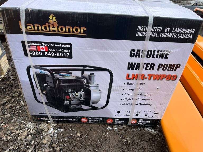 Land Honor 3" Water Pump - RES Auction Services
