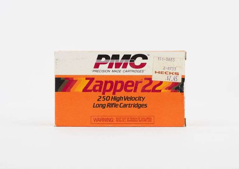 250rds PMC Zapper 22Lr Ammo - RES Auction Services