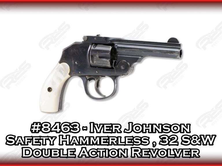 Iver Johnson Safety Hammerless 32 S&W Double Action Revolver - RES ...