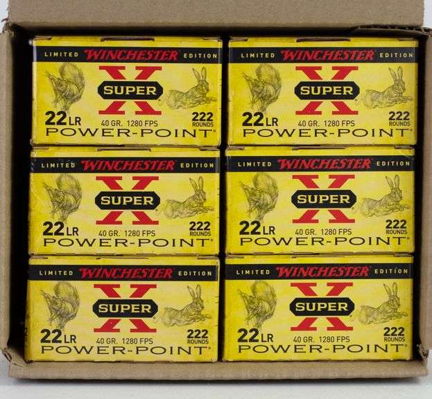 1332rds Winchester Super X Power Point Limited Edition 22Lr 40gr Ammo ...