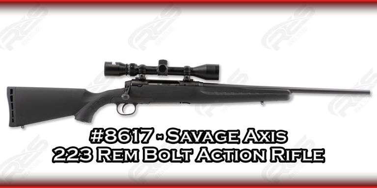 Savage Axis 223 Rem Bolt Action Rifle - RES Auction Services