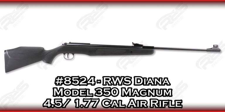 RWS Diana Model 350 Magnum 4.5/ 1.77 Cal Air Rifle - RES Auction Services
