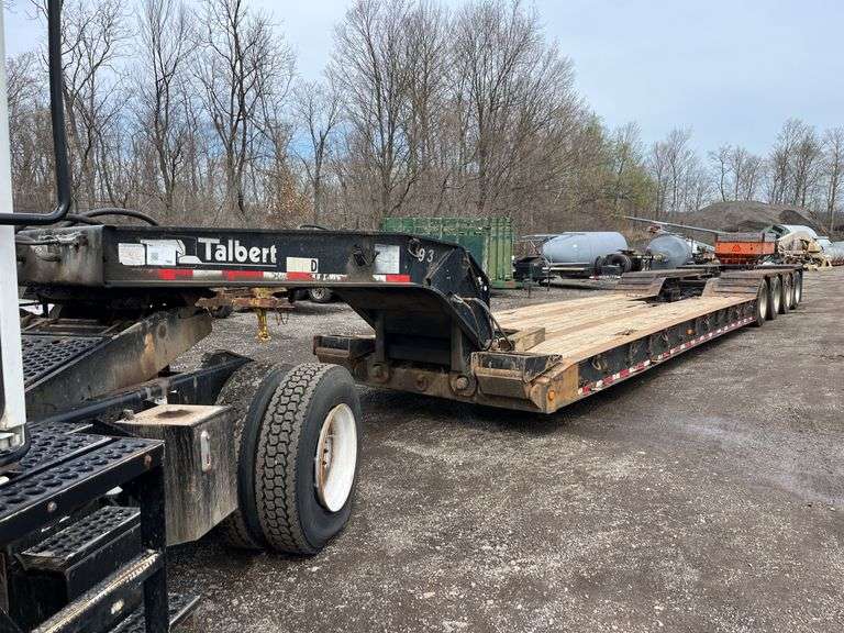 2000 Talbert Lowboy Trailer - RES Auction Services