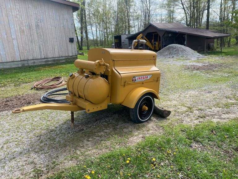 Jaeger rotary portable air compressor - RES Auction Services