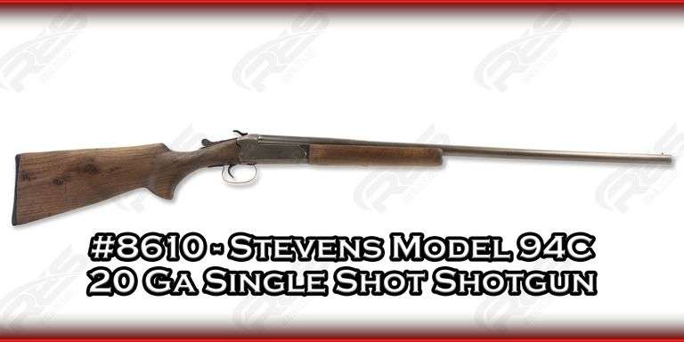 Stevens Model 94C 20 Ga Single Shot Shotgun - RES Auction Services