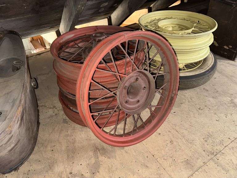 (5) 22” Ford Steel Rims - RES Auction Services