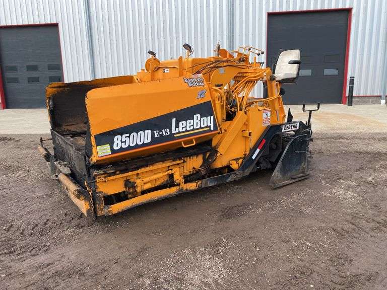 Leeboy 8500D E-13 Asphalt Paver - RES Auction Services