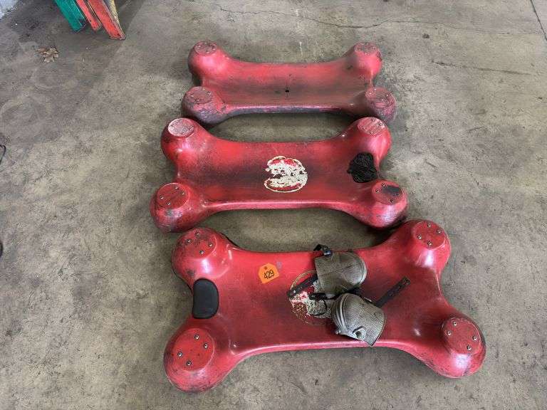 (3) Bone Rough Rider Creepers - RES Auction Services