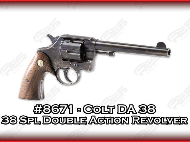 Colt DA 38 38 Spl Double Action Revolver - RES Auction Services