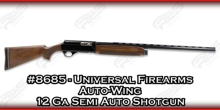 Universal Firearms Auto-Wing 12 Ga Semi Auto Shotgun - RES Auction Services