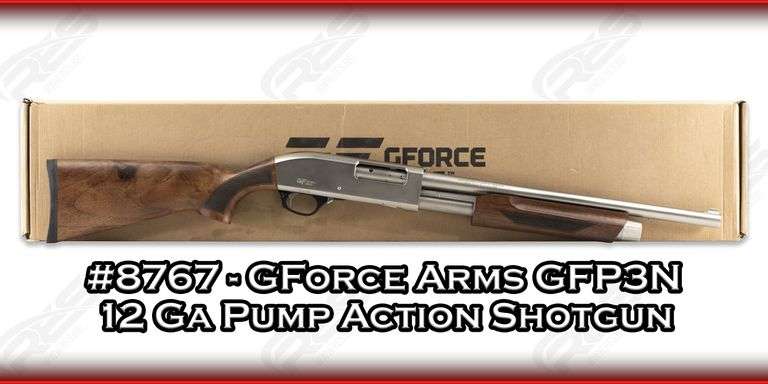 GForce Arms GFP3N 12 Ga Pump Action Shotgun - RES Auction Services