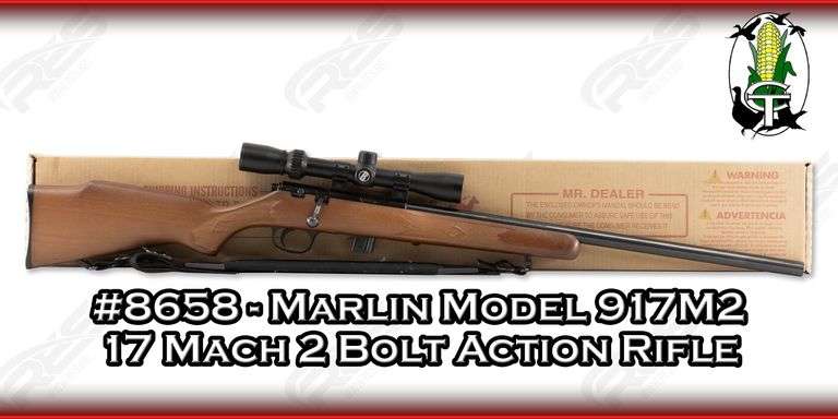 Marlin Model 917M2 17 Mach 2 Bolt Action Rifle - RES Auction Services