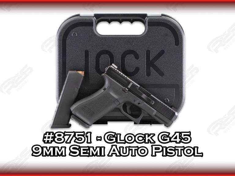 Glock G45 9mm Semi Auto Pistol - RES Auction Services