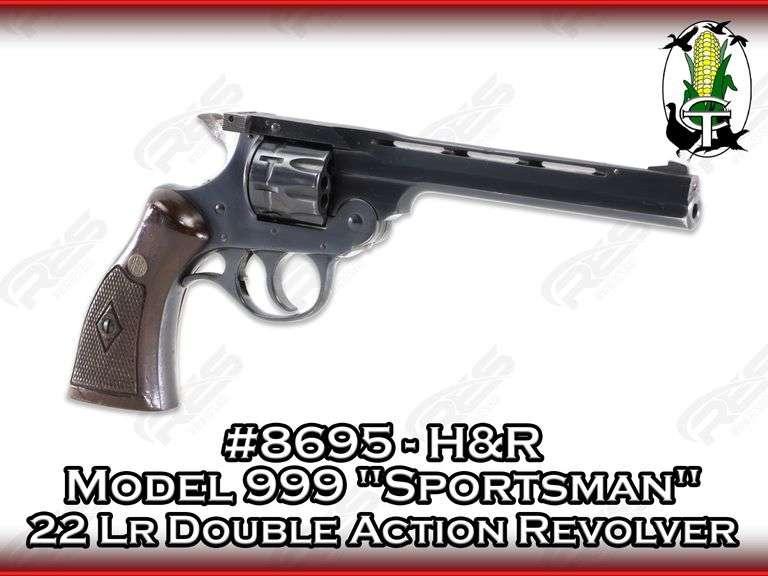 H&R Model 999 "Sportsman" 22 Lr Double Action Revolver - RES Auction ...